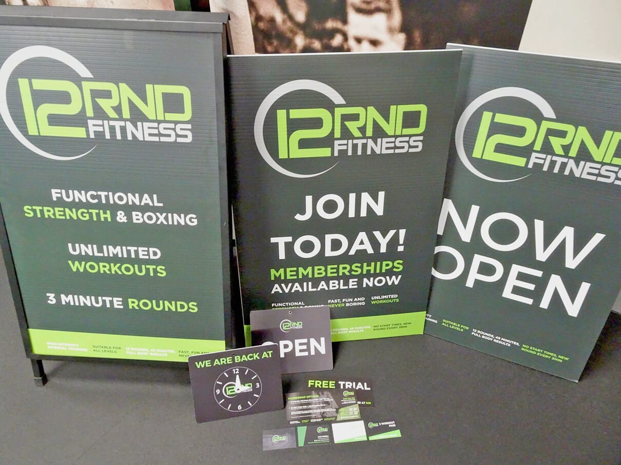 Table Signs | Table Top Signs & Displays | FASTSIGNS®