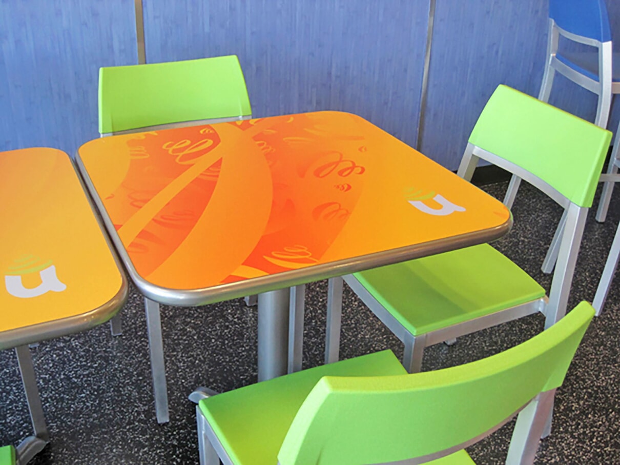 Furniture and Table Graphics | FASTSIGNS®