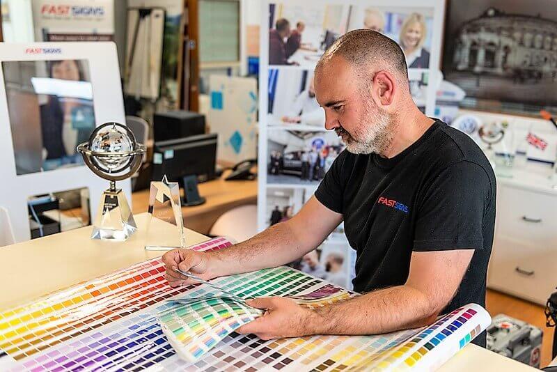 Why colour in retail signage is so important